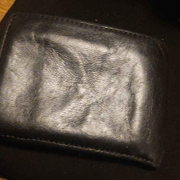 Bags | Vintage Mens Black Full Grain Cowhide Wallet | Poshmark